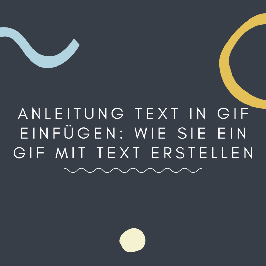 Text in GIF einfügen oder GIF mit Text erstellen | TechSmith